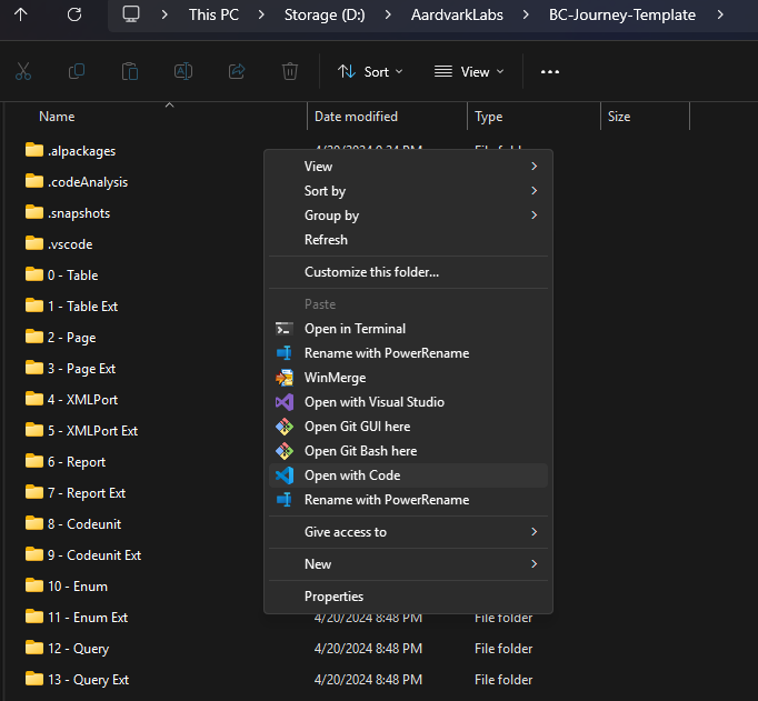 Setting Up Your Business Central AL Development Environment – Aardvark Labs