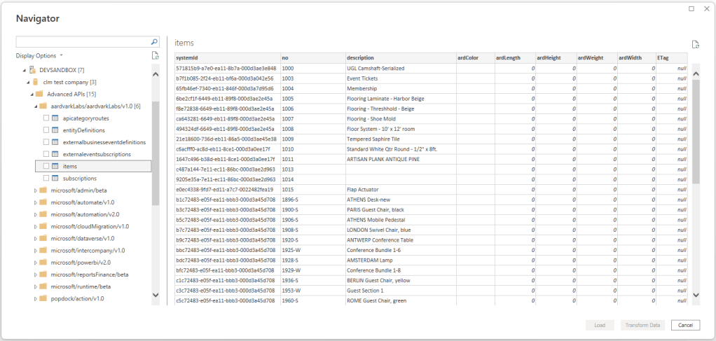 Creating a Custom API in Business Central – Aardvark Labs