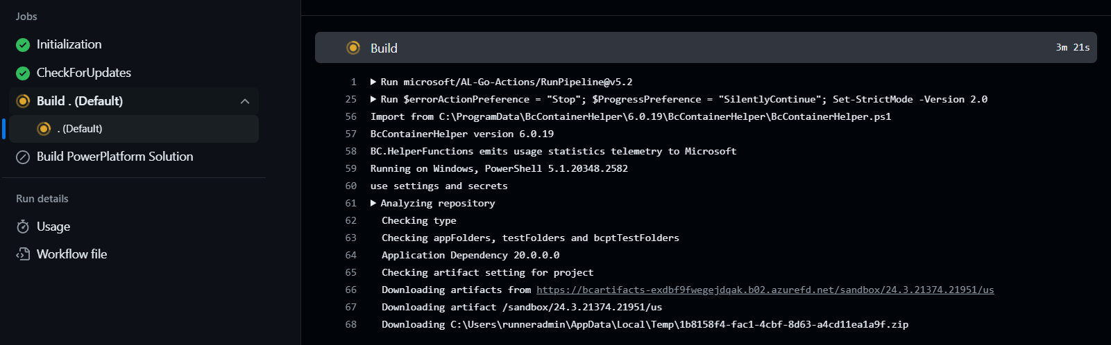 GitHub Continuous Integration with AL-Go – Aardvark Labs