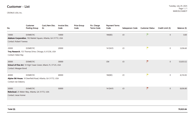 Understanding RDLC Reports in Business Central – Aardvark Labs
