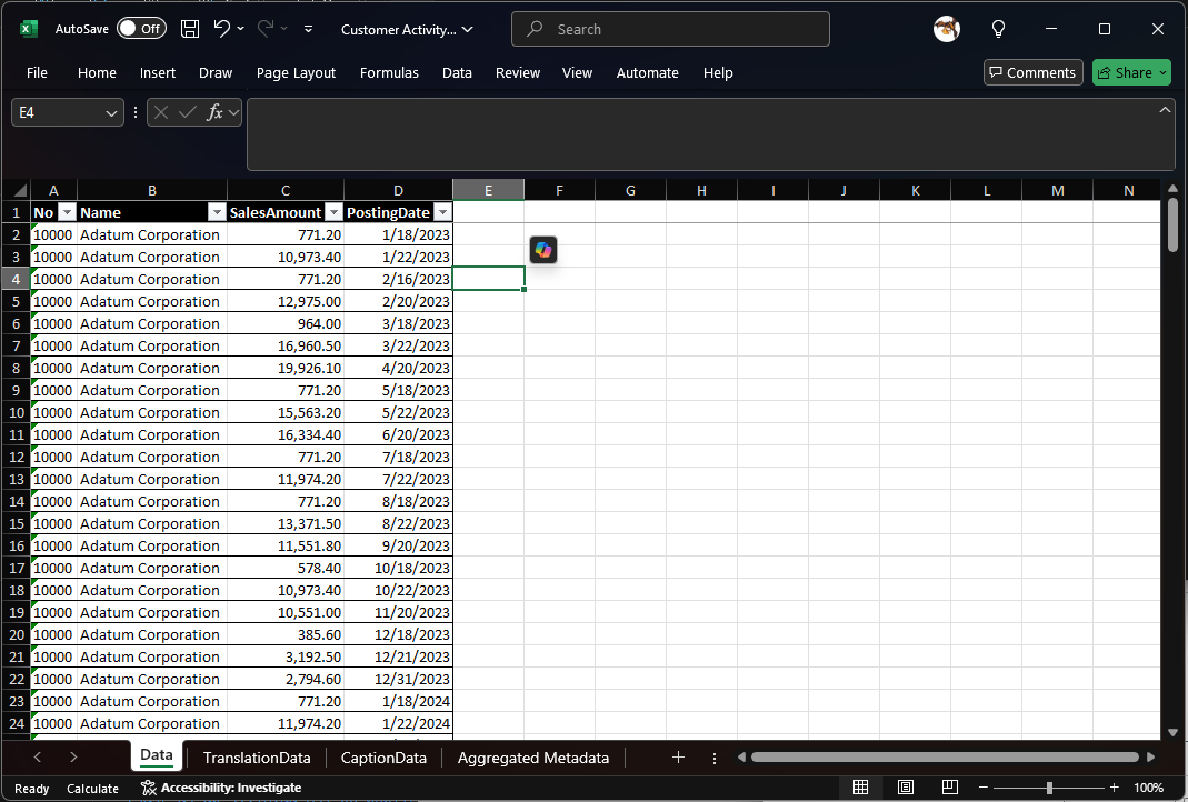 Step-by-Step Guide to Excel Reporting in Business Central – Aardvark Labs