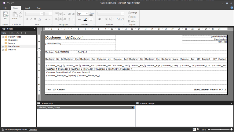 Understanding RDLC Reports in Business Central – Aardvark Labs