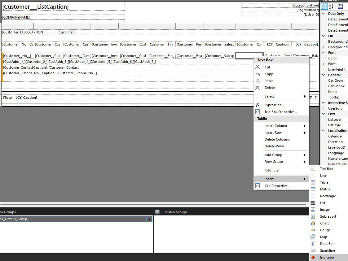 Understanding RDLC Reports in Business Central – Aardvark Labs