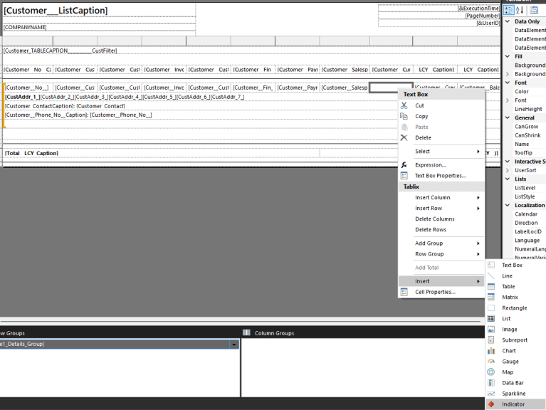 Understanding RDLC Reports in Business Central – Aardvark Labs