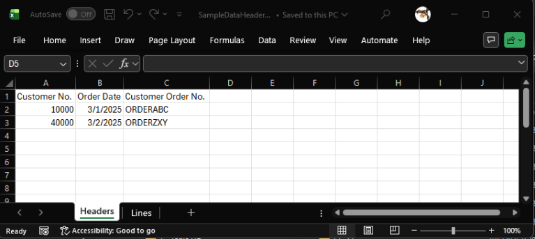 Importing Multi-Tab Excel Files into Business Central – Aardvark Labs