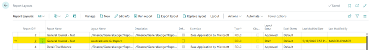 New Features for Report Lifecycle Management in Business Central 28.1 ...